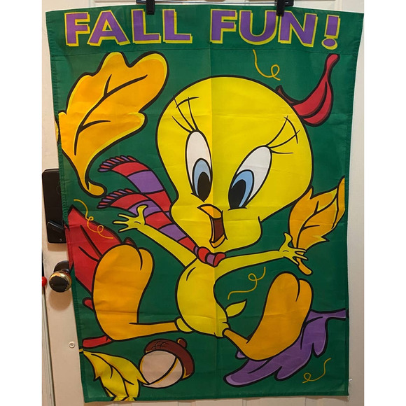 Warner Bros. | Accents | Tweety Bird Fall Fun Dual Sided Looney Tunes ...